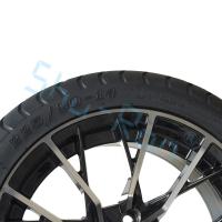 China OEM/ODM Golf Cart Machined Golssy Black Rims with 14 inch Tires for sale