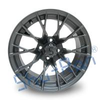 China Shuran New Starshine-419 Gunmetal Aluminum 14 Inch Golf Cart Wheels for sale