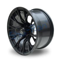 China Shuran New 14'' Rims Matte Black Aluminum Golf Cart Wheel 14x7 Universal 4 Bolt Pattern for sale