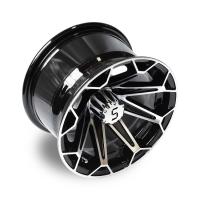 China Golf Cart 12''/14'' Machined and Glossy Black Alloy Wheel 4x4 Bolt Pattern for sale