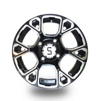 China Shu-Ran Exclusive 12 Inches Golf Cart Machined/Glossy Black Wheels -25 Offset for sale