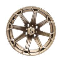 China Machined Matte Black Golf Cart Wheels 12 Inch 14 Inch PCD 101.6 for sale