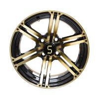China 12 Inch 14 Inch Golf Cart Wheels 4X4 Bolt Including Center Caps ODM for sale