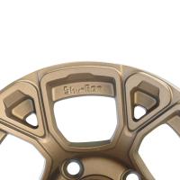 China 12 Inch Golf Cart Wheels Bronze ET -25mm 4x4 Bolt Pattern 101.6 PCD for sale