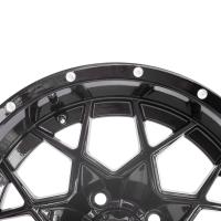 China Vortex 14 Inch Golf Cart Aluminum Wheels Glossy Black PCD 4/101.6 for sale