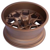 China 12 / 14 Inch Bronze Golf Cart Aluminum Wheels 4X4 Bolt Pattern -25 ET 101.6 PCD for sale