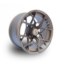 China Custom 14 Inch Bronze Golf Cart Wheels Aluminum 4/101.6 Bolt for sale