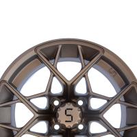 China Custom 14 Inch Bronze Golf Cart Wheels Aluminum 4/101.6 Bolt for sale