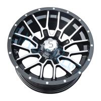 China Exclusive 14 Inch Golf Cart Wheels Machined/ Glossy Black ET-25 Sample Service for sale