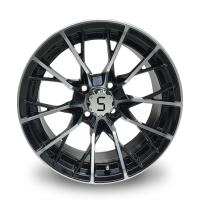 China 14'' New Style Rims Golf Cart Machined/Glossy Black Wheels 4x4 Bolt Pattern for sale