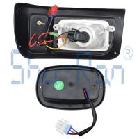 China Golf Cart Halogen Headlight And LED Red Taillight Kit Compatible With Club Car DS for sale