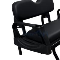 China Plastic Deluxe Golf Cart Rear Seat Kits For Ezgo RXV-Black / Tan for sale