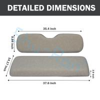 China OEM Golf Cart Rear Seat Cushions PU Leather Memory Foam For EZGO Club Car YMH for sale