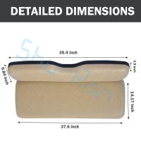 China High Density Memory Foam Rear Seat Cushion For Golf Cart Wholesale for sale