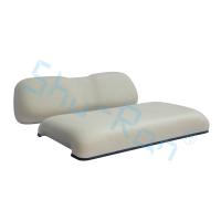 China White Flip Golf Cart Front Seat Cushion Bottom Seat Assembly Fits On Club Car DS for sale