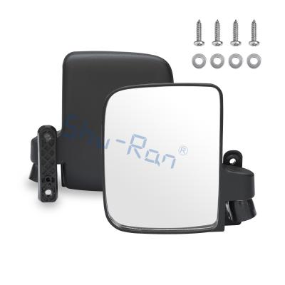 China Golf Cart Mirrors Rear View Folding Side Mirrors For Club Car EZGO Yamaha for sale
