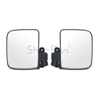 China Golf Cart Mirrors Rear View Folding Side Mirrors For Club Car EZGO Yamaha for sale