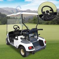 China Golf Cart GT Rally Black Steering Wheel with Polyurethane Grip for sale