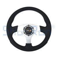 China Golf Cart Racing Woodgrain Steering Wheel For Club Car, EZGO, And Yamaha for sale