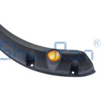 China Black Plastic Golf Cart Rear and Front Fender Flares for EZGO RXV for sale