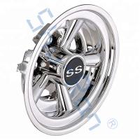 China Golf Cart SS Wheel Covers Hub Caps for Most Golf Carts 8 inch for sale