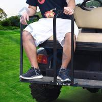 China Universal U Shape Golf Cart Rear Seat Safety Grab Bar Black Color 30x11.8x1 Inches for sale
