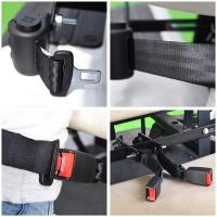 China Universal Retractable Golf Cart Seat Belts and Bracket Kit for 4 Passenger EZGO TXT Club Car Yamaha for sale