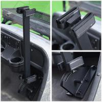China Universal Adjustable Golf Cart Gun Rack Stand Up Gun Holder, Vertical Two Gun Holder for sale