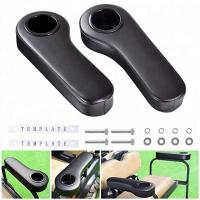 China Golf Cart Armrest for Golf Cart Rear Seat kit, Arm Rest with Cup Holder No Drilling Required for sale