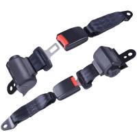 China 2 Universal Retractable Golf Cart Seat Belts Bracket Kit Compatible with EZGO Yamaha Club Car for sale