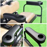China Universal Black Golf Cart Rear Seat Arm Rests Durable and Stylish for sale