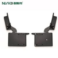 China AL02 Aluminum Frame Door Air Hinge 105 Degrees Black Coating - 25kg/30kg Load Capacity for Cabinets & Wardrobes for sale