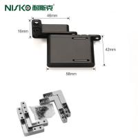 China AL02 Aluminum Frame Door Air Hinge 105 Degrees Black Coating - 25kg/30kg Load Capacity for Cabinets & Wardrobes for sale