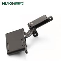 China AL02 Aluminum Frame Door Air Hinge 105 Degrees Black Coating - 25kg/30kg Load Capacity for Cabinets & Wardrobes for sale