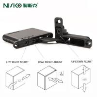 China AL02 Aluminum Frame Door Air Hinge 105 Degrees Black Coating - 25kg/30kg Load Capacity for Cabinets & Wardrobes for sale