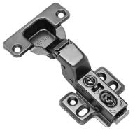 China AL04 35mm Cup Cabinet Door Hinge with Soft Close Black Plating - 105° Opening Angle, 50,000+ Cycle Life for sale