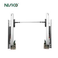China Telescopic Push Open Concealed Drawer Slides - 35kg Load Capacity, 12-22 Inch Lengths, Soft Close Mechanism for sale