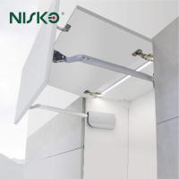 China BI Folding Cabinet Door Support Metal Flap Stay 780-850mm Height 7-8kg Capacity Zinc Alloy Lift-Up Hinge for sale