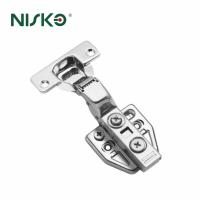 China SUS304 3D Adjustable Soft Closing Cabinet Door Hinge Clip On SA06-A 50kg for sale