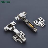 China SUS304 Stainless Steel Clip On Cabinet Door Hinge Soft Closing 35mm Cup 50kg Load for sale