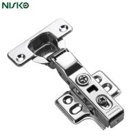 China SUS304 Stainless Steel Clip On Cabinet Door Hinge Soft Closing 35mm Cup 50kg Load for sale