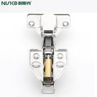 China AF-01S Slide-On Soft Closing Cabinet Hinge 110° Opening 35mm Cup Diameter for Frameless Furniture for sale