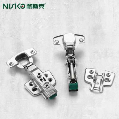 China AH02-A Metal Free Stop Hinge Clip On Soft Close Adjustable 35mm Cup 50,000 Cycles for sale