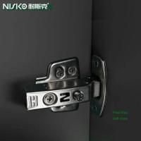 China AH02-A Metal Free Stop Hinge Clip On Soft Close Adjustable 35mm Cup 50,000 Cycles for sale