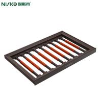 China Aluminum Frame Pull Out Trousers Rack with Soft-Closing Mechanism - 495-795mm Width Options, Holds 9 Pairs for sale