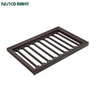 China Aluminum Frame Pull Out Trousers Rack with Soft-Closing Mechanism - 495-795mm Width Options, Holds 9 Pairs for sale