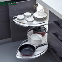 China Magic Swing Blind Corner Cabinet Organizer with 180° Rotation & Soft Close - 730-930mm Width, 15-20kg Capacity for sale