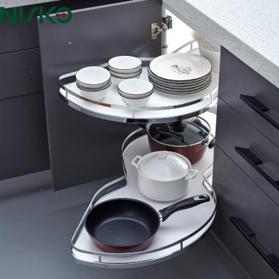 China Magic Swing Blind Corner Cabinet Organizer with 180° Rotation & Soft Close - 730-930mm Width, 15-20kg Capacity for sale