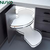 China Magic Swing Blind Corner Cabinet Organizer with 180° Rotation & Soft Close - 730-930mm Width, 15-20kg Capacity for sale