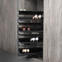 China Aluminum Wardrobe Rotating Vertical Cabinet Shoes Rack Basket - 800mm Cabinet, 4-12 Layer Options for sale